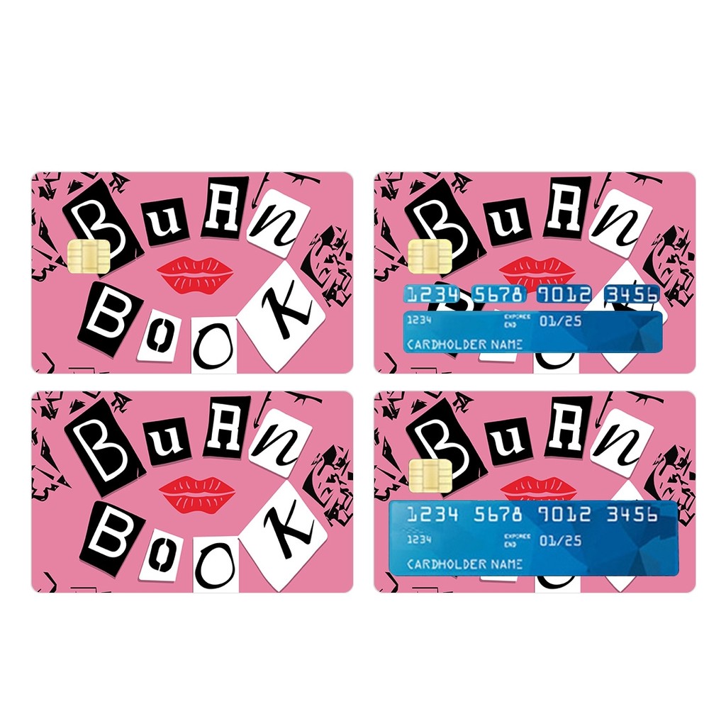 Burn Book Print Personalize Your Card Removable Stickers TNG / MASTER ...