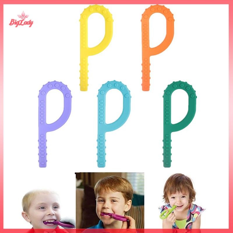 NFPH> Kid Chewing Tube Speech Therapy Teeth Massager Children Talk ...