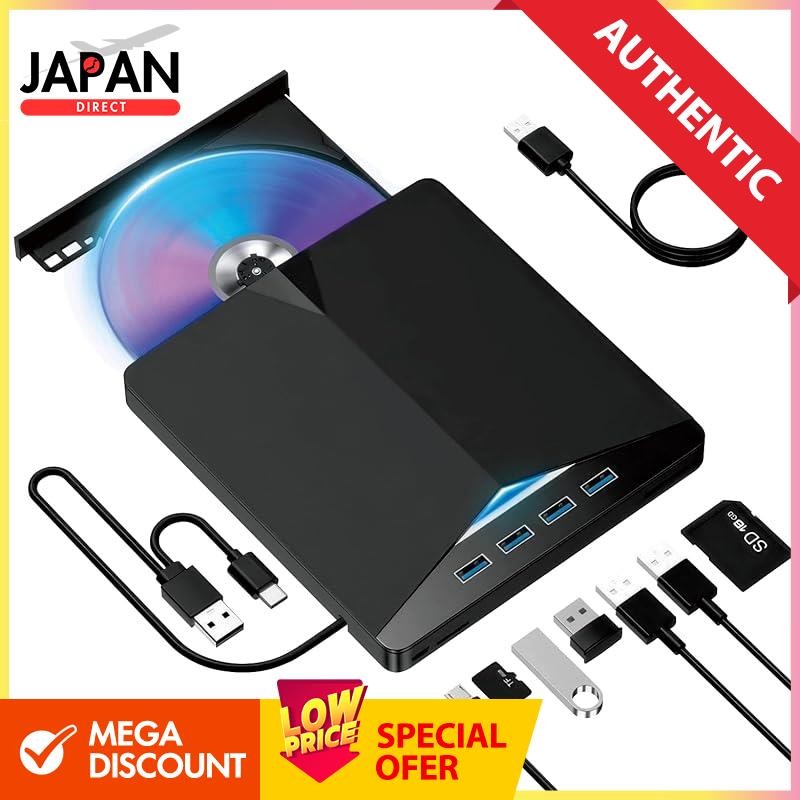 【New in 2025】Blu-ray drive Blu-ray recorder External Blu-ray player USB 3.0/Type-C Dual ...