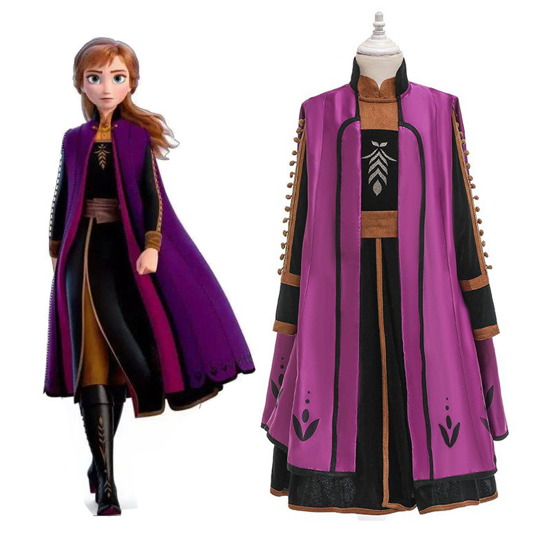 Foreign Trade Children Clothing Frozen 2 Elsa Anna Princess Dress ...