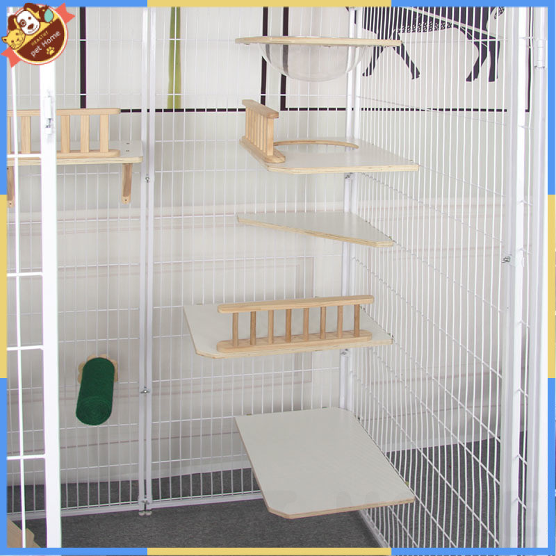 Cat Cage Rest Platform Partition Space Capsule Cat Litter Climbing Step ...