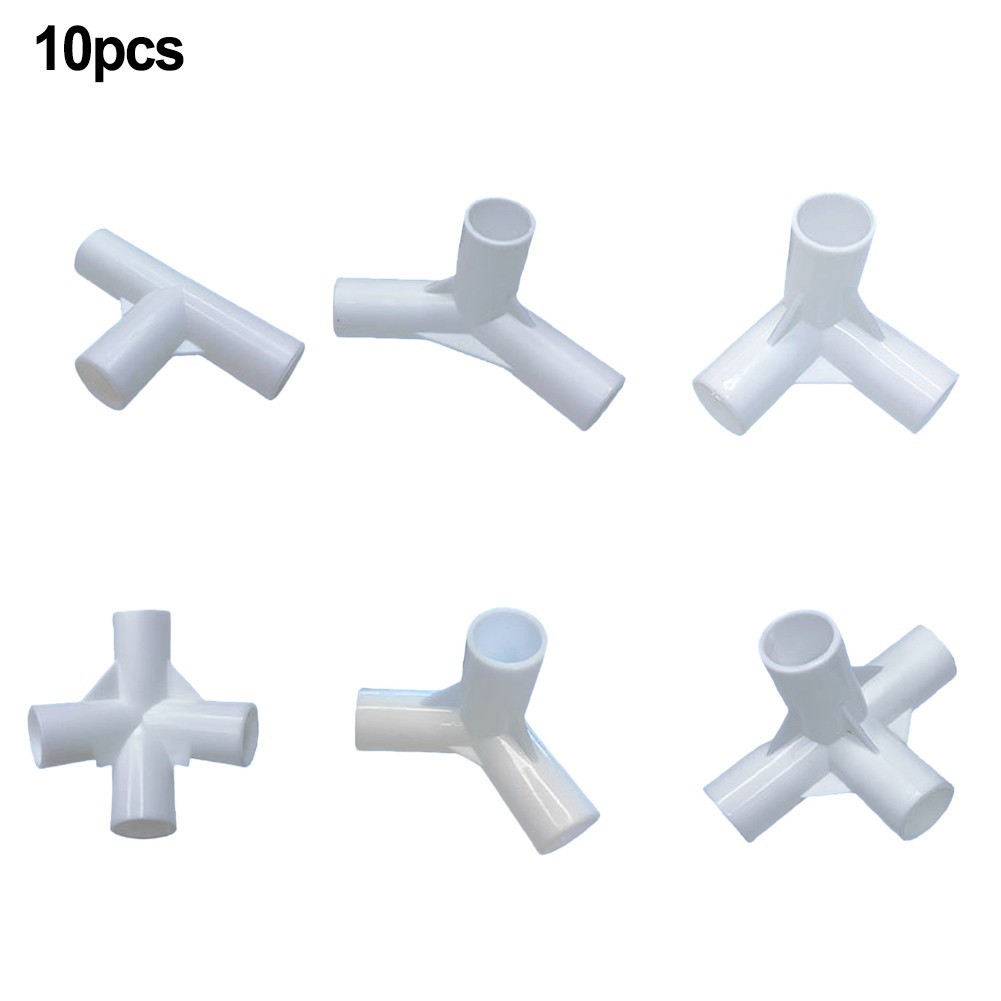 10pcs Camping Tent Pole Tee Connector Canopy Pole Tees Fixed Joints I.D ...