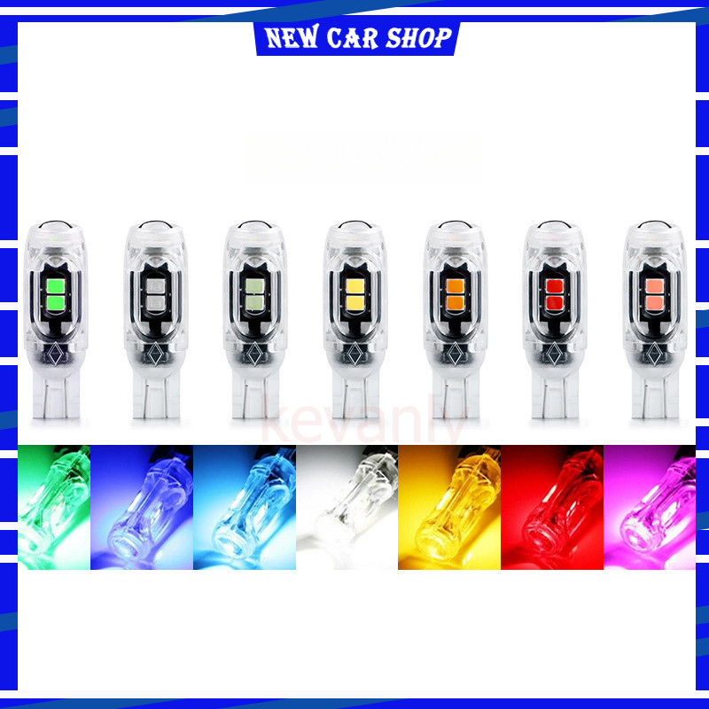 1pc Flash T10 Led Bulb Turn Signal Light W5W 194 Width Indicator with ...