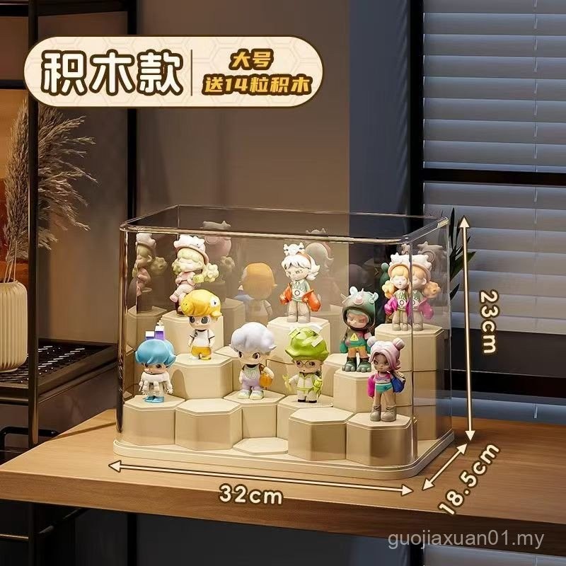 [5535 People Collection] Box Display Stand Storage Acrylic Transparent ...