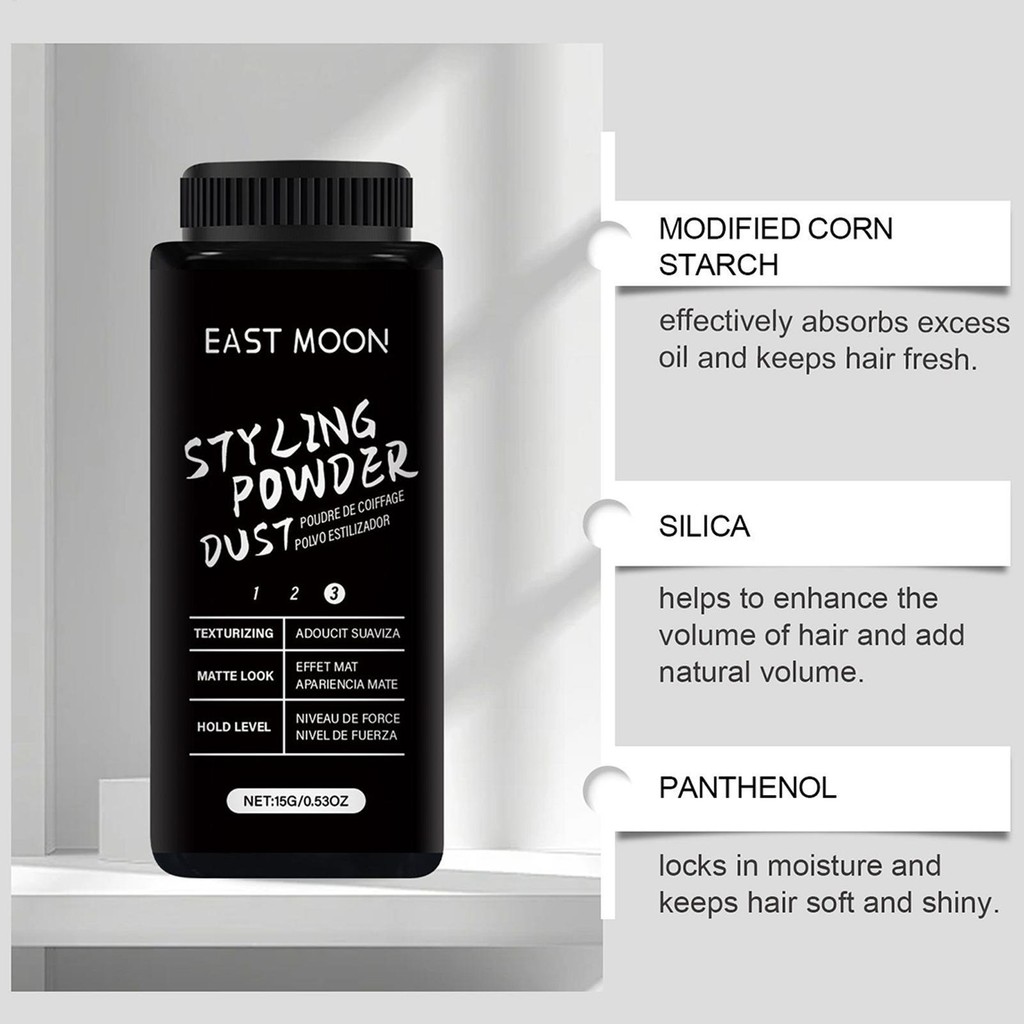 Hair Texture Powder 15g Volumizing Texture Powder Oil Control Root ...