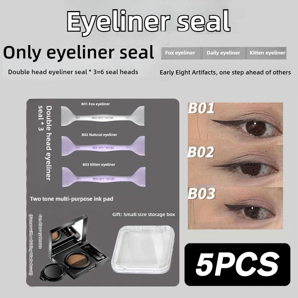 Double-headed Eye Makeup Stamp Set Multi-purpose Set Stamp Double ...