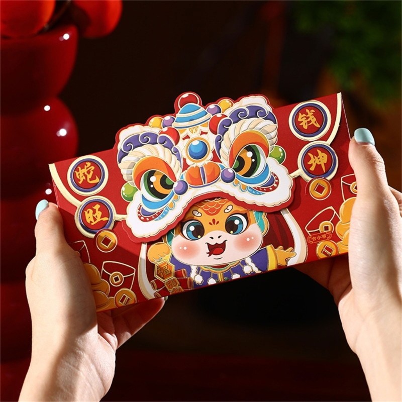 love* 4 Pieces Traditional Lunar New Year Money Packets 2025 Snake ...