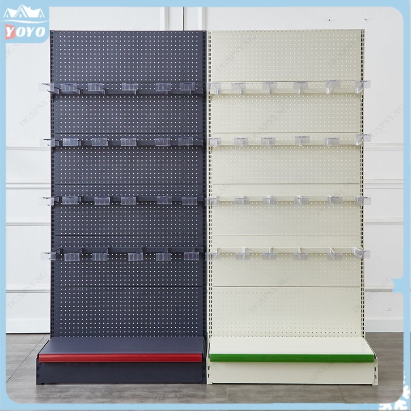 Supermarket shelves snacks hooks display shelves net convenience store ...