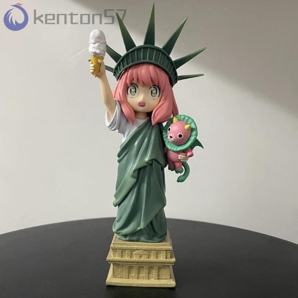 KENTON Spy Family Anya Anime Figure, Cos Statue of Liberty Collectible ...