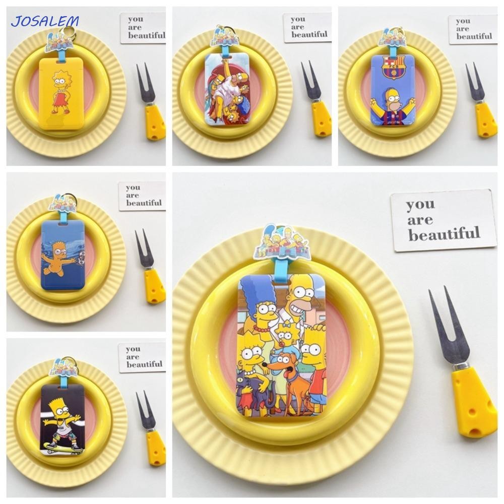 JOSALEM The Simpson Card Holder, Anime Periphery Credit ID Card The ...