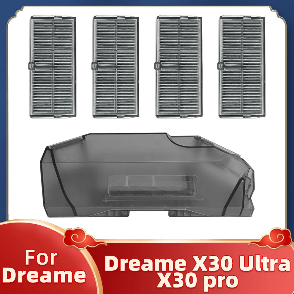 Dust Box For Dreame X30 Ultra / X30 Pro Robot Vacuum Cleaner Parts Hepa ...