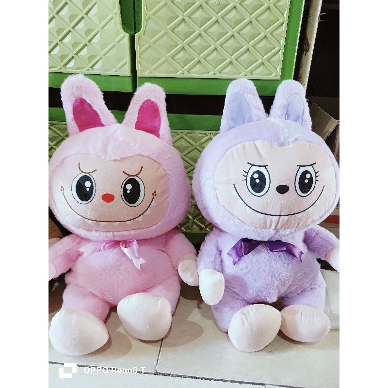 Labubu the monster squeezing doll JUMBO 70CM NEW SNI viral jumbo Labubu ...