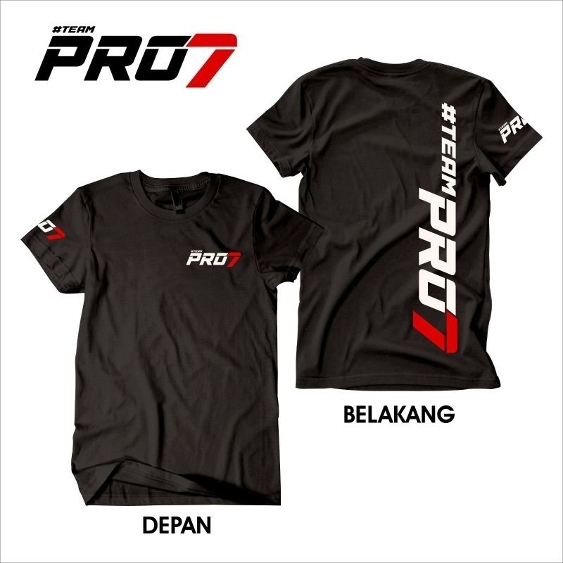 Team Pro7 Biled Car T-shirt Pro Seven Automotive parts - Free Sticker ...
