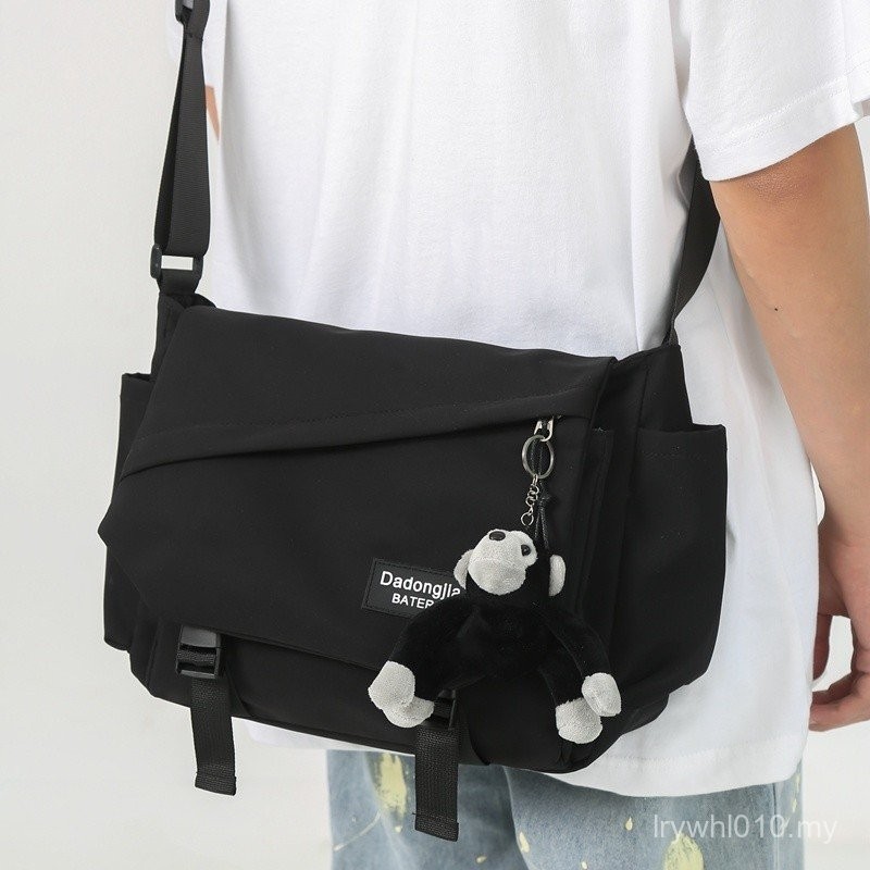 Men Messenger Bag Functional Tooling Japanese Casual Street Wear ...