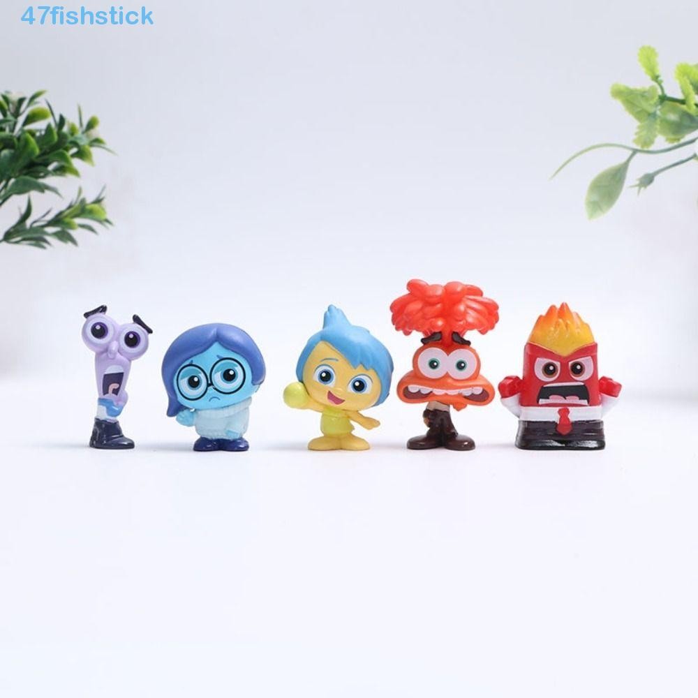 FISHSTICK 9pcs/set Inside Out 2 Action Figure, Cartoon PVC Inside Out 2 ...