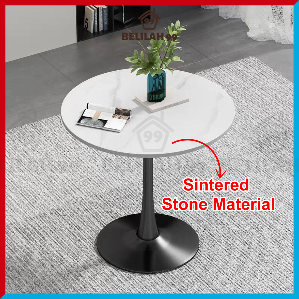 Belilah Sintered Stone Round Dining Table Coffee Table Meja Batu Bulat ...