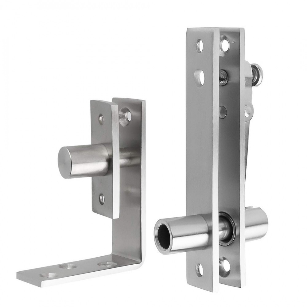 Door Pivot Hinges Door Top Bottom Hardware Heavy Duty L-shaped Pivot ...