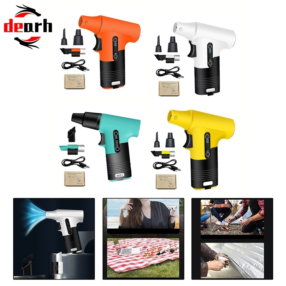 [DRHT] Powerful Turbo Fan 100,000 RPM Wind Speed Portable Brushless ...