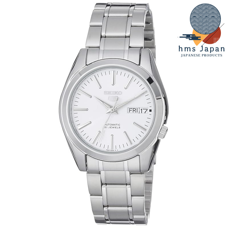 [Seiko] SEIKO 5 Automatic Watch Overseas Model White SNKL41K1 Men's ...