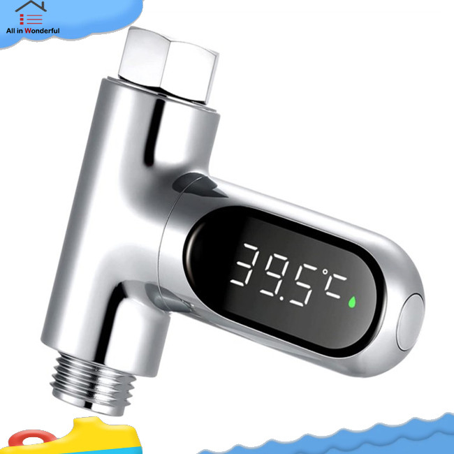 WONDER Shower Thermometer Led Digital Display Shower Water Thermometer ...