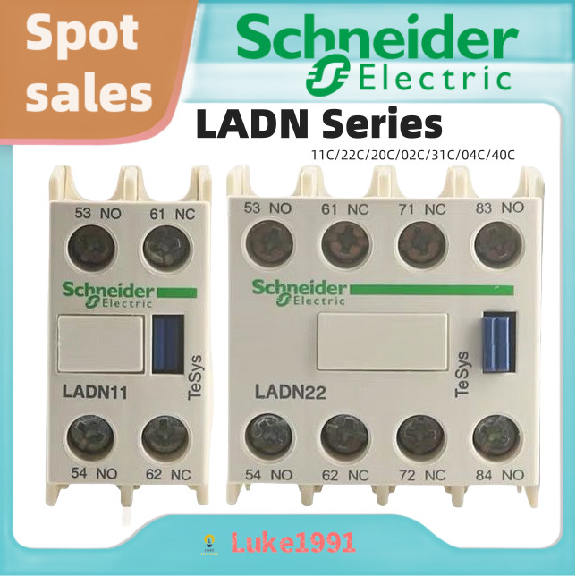 Schneider contactor auxiliary contact LADN22 LADN11 20 02 31 40 04 13C ...