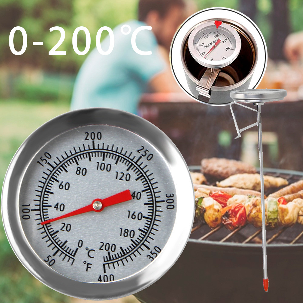 Stainless Steel Thermometer Frying Oil Fryer Fries Fried Chicken Wings ...