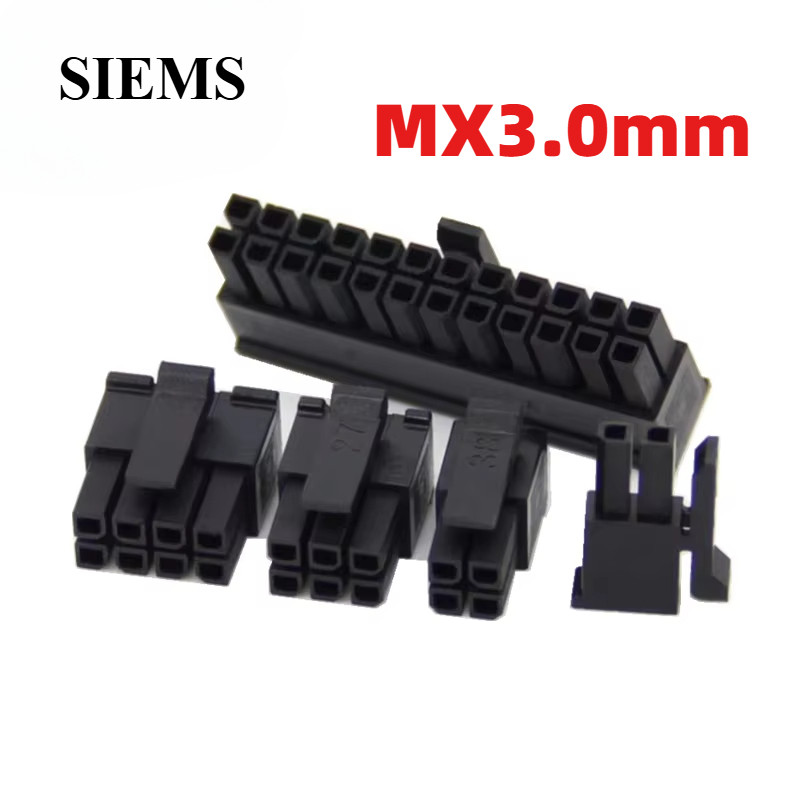 MX3.0mm Pitch Small 5557 Connector Plug MX3.0 6Pin 8Pin Male Connector Housing Double Row 43025 ...