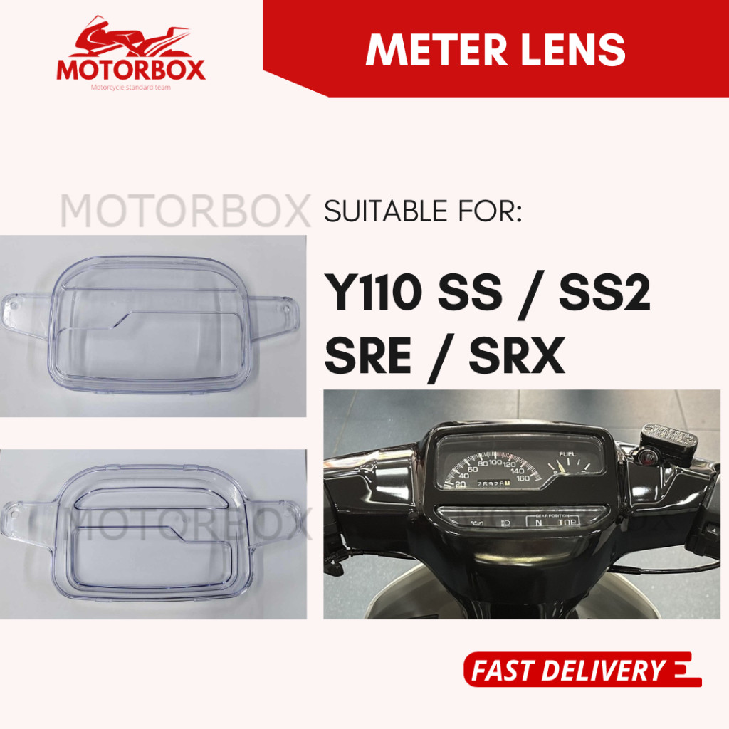 YAMAHA Y110 SS SS2 SRE SRX METER LENS - SS110 Y110 SS TWO METER CERMIN ...