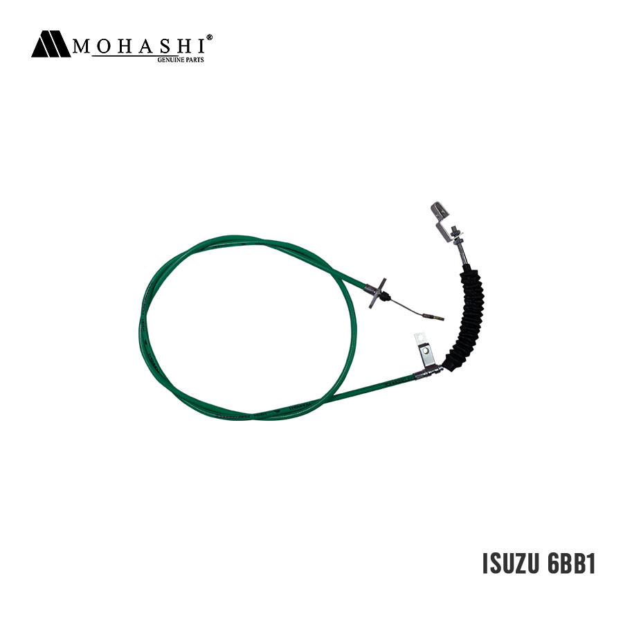 ISUZU 6BB1 ACCELERATOR CABLE WITH PLASTIC 1-23210-497-0 MOHASHI OBP (1 ...
