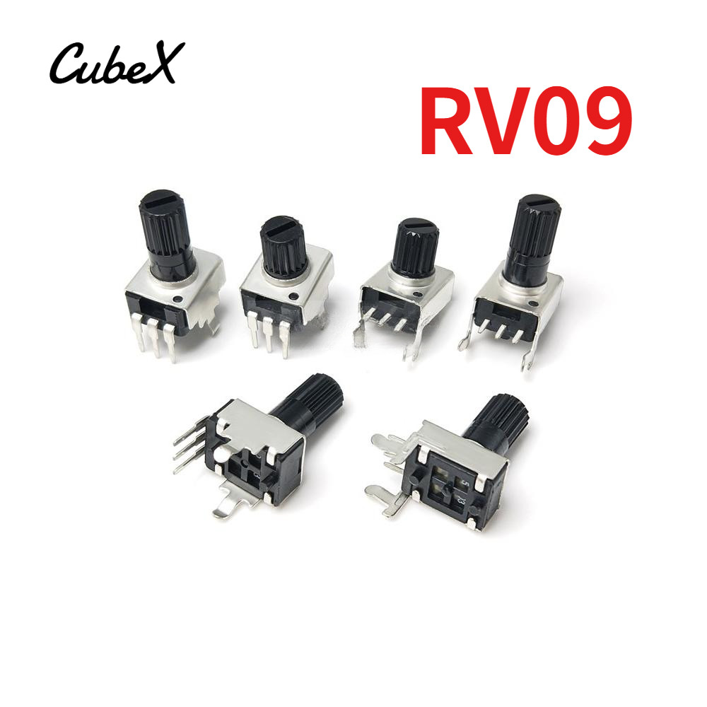 10Pcs Precision Adjustable RV09 Vertical/Horizontal Potentiometer ...