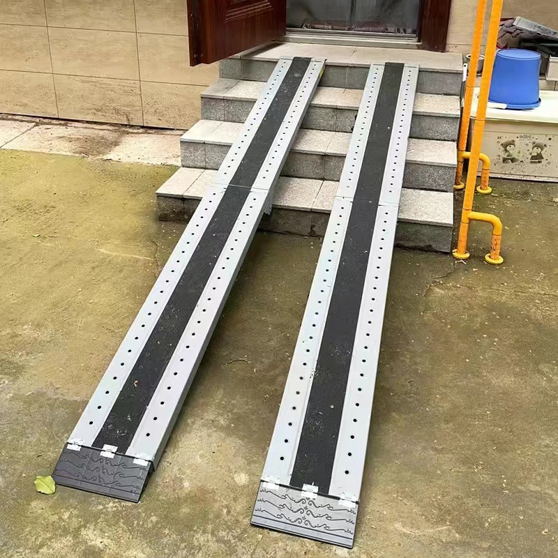 Wheelchair Upstairs Portable Barrier-Free Ramp Board Motorcycle ...