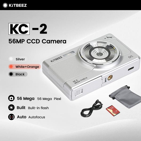 【KiTBEEZ KC-2】56MP CCD Camera Student CCD card digital camera AF ...