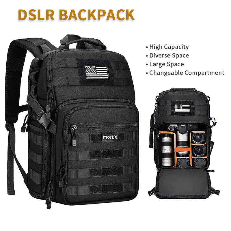Professional DSLR Camera Backpack Drone & 15" Laptop Compartment ...