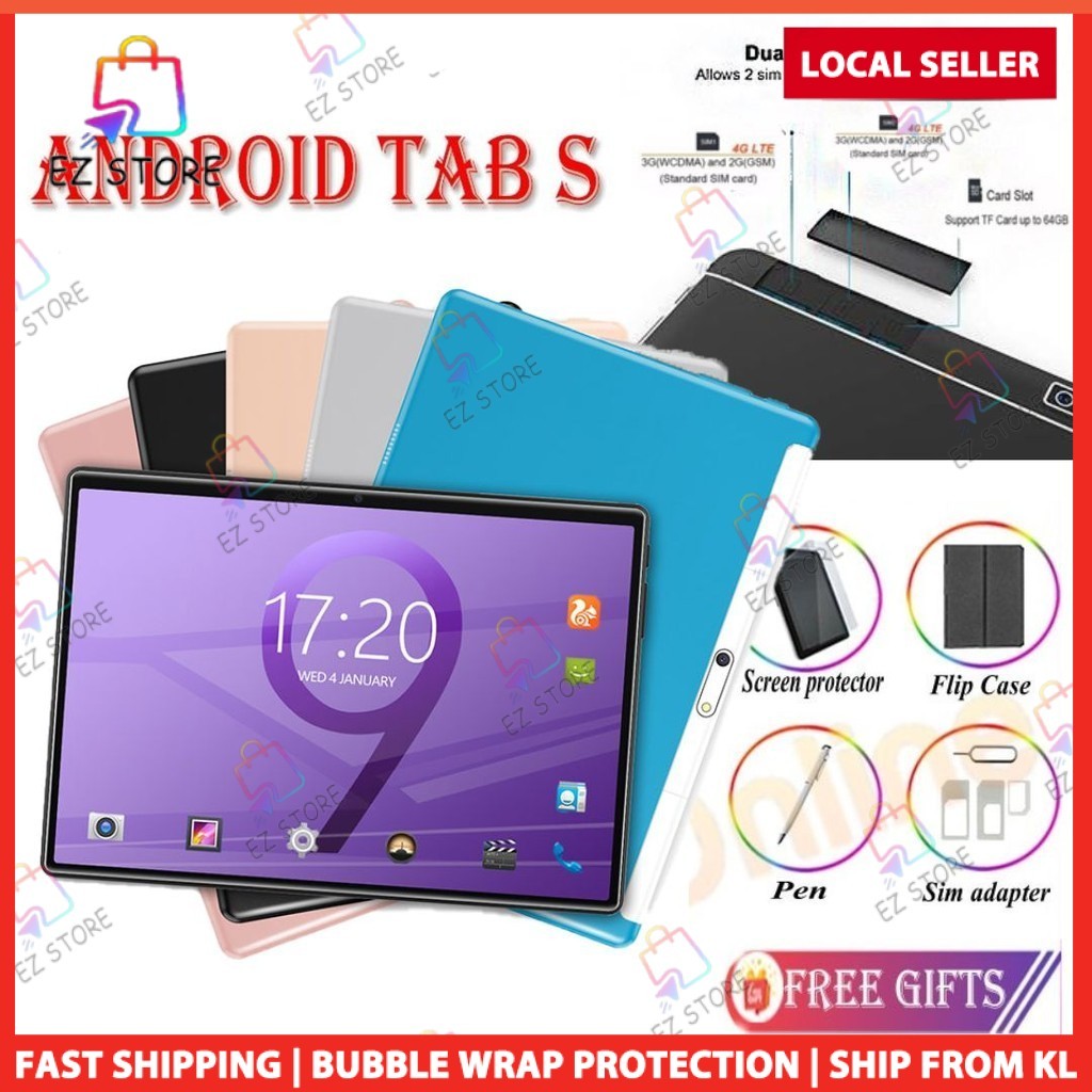 2025 New Ready Stock Android TABLET Tab S (6GB RAM + 128GB ROM) / TAB ...