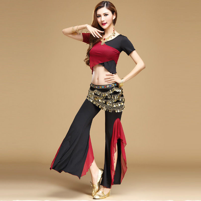 Belly Dance Practice Suit 2025 Indian Dance Costume Practice Suit Sexy ...