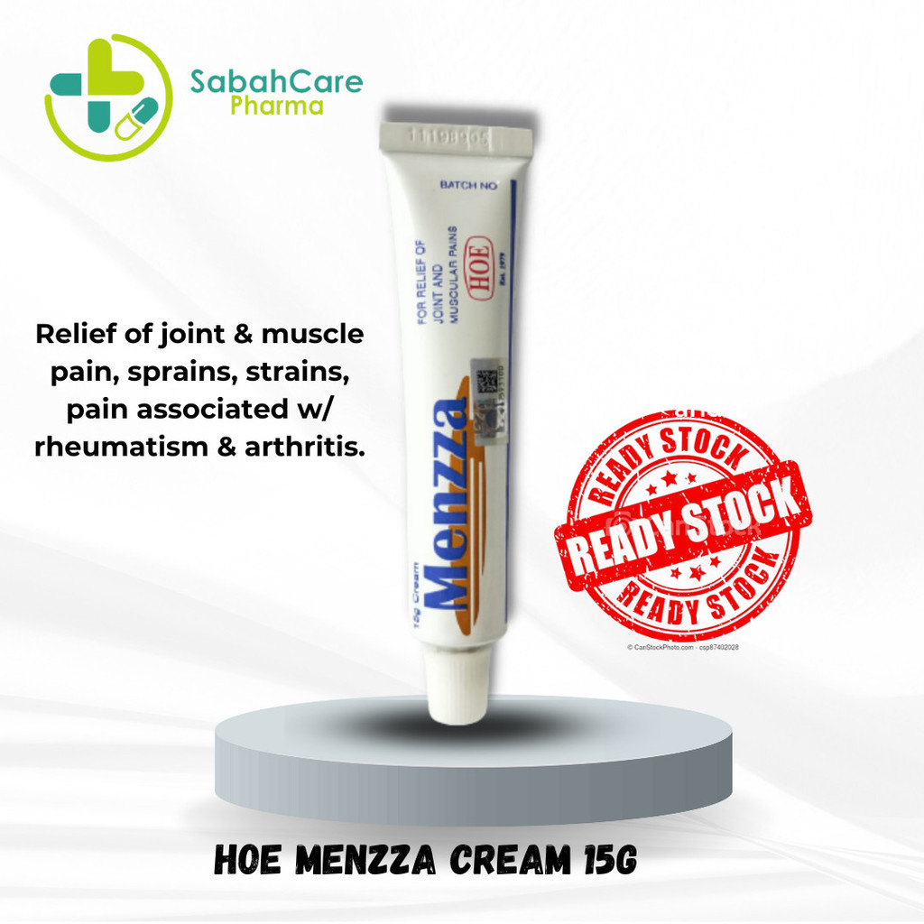 SABAHCARE MENZZA CREAM 15G (RELIEF OF JOINT & MUSCLE PAIN) EXP DATE:12/ ...