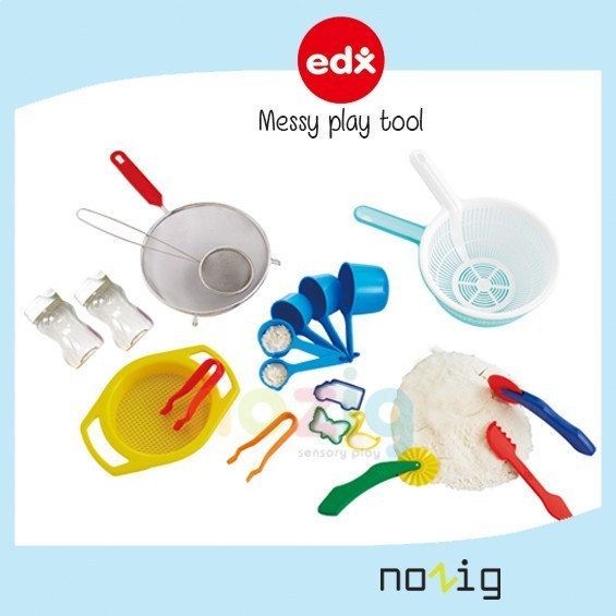 EDX Education Messy Play Tool Kit with Non Toxic sensory mix | Shopee ...