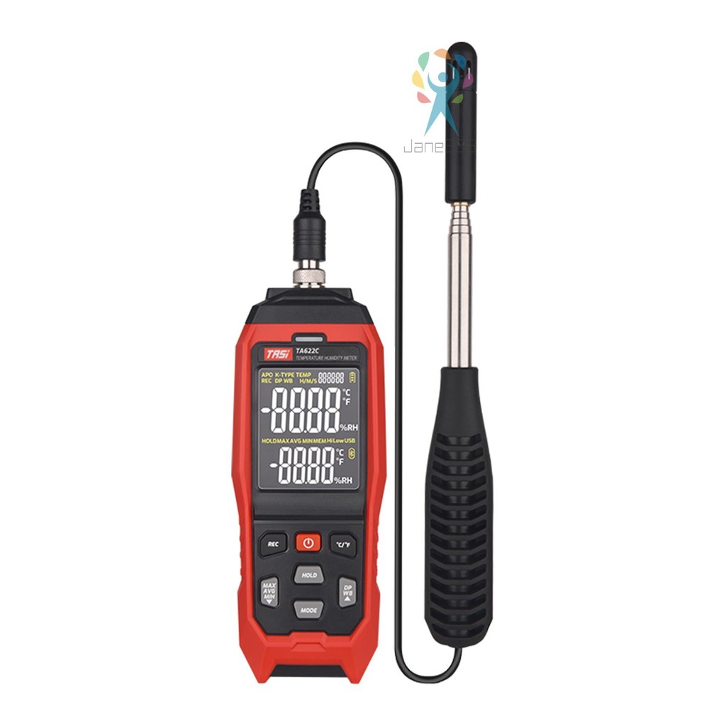 TASI TA622A High Accuracy Digital Handheld Temperature Humidity Meter ...