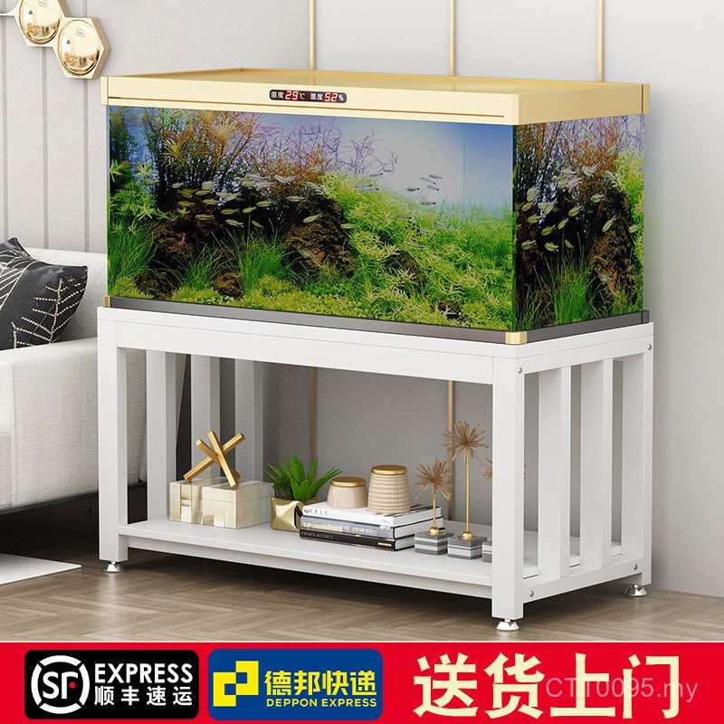 Double-Layer Fish Tank Rack Simple Base Aquarium Small Load-Bearing ...
