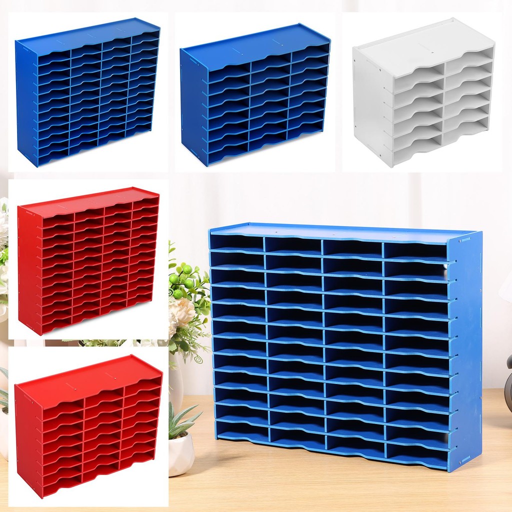 Ink Pad Holder 12/24/48 Grids Compact Stamp Pad Storage Organizer ...