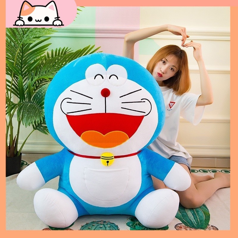 100cm Extra Large Doraemon Plush Gift Pillow - Plushie Anak Patung Kids ...