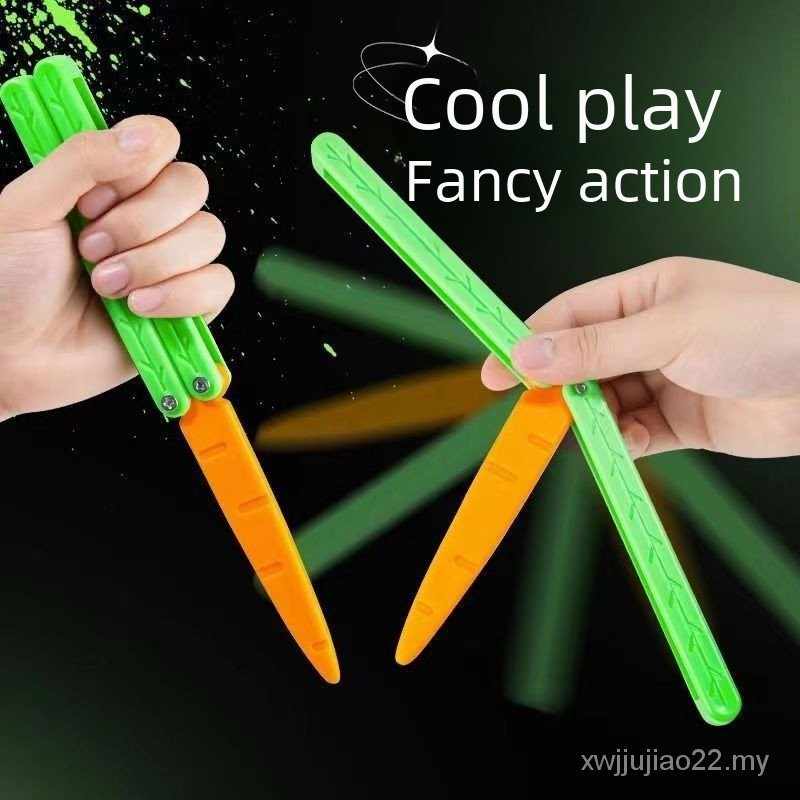 Sg Influencer Carrot Knife Butterfly Carrot Knife Influencer Folding ...