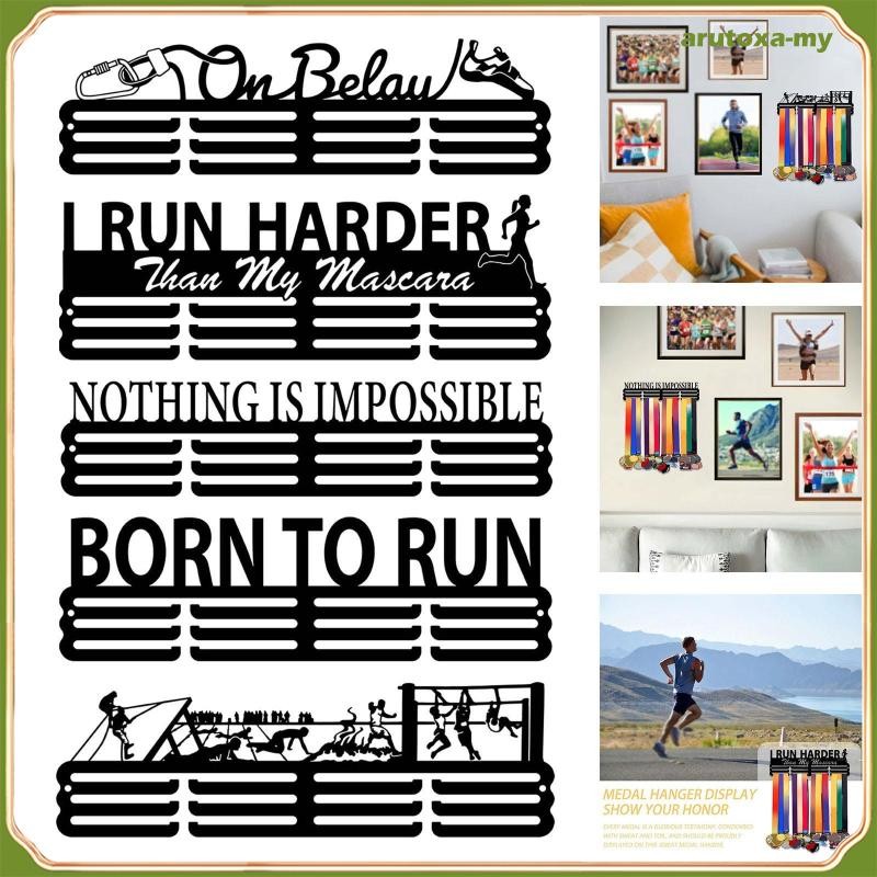 [ArutoxaMY] Medals Display Hanger Sports Award Runner Wall Mounted ...