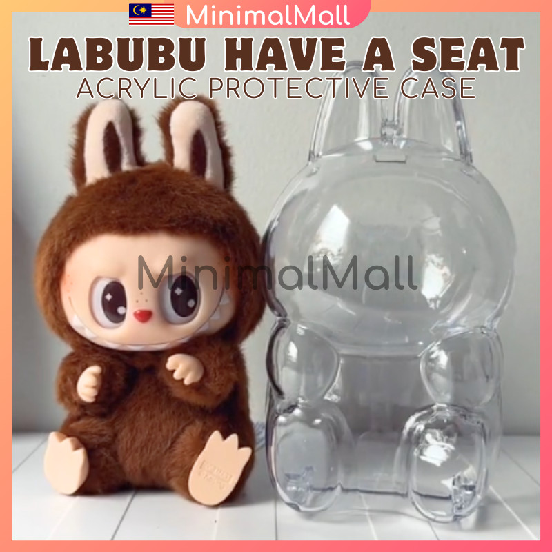 Version2 Labubu Have A Seat Acrylic Protective Case Transparent ...