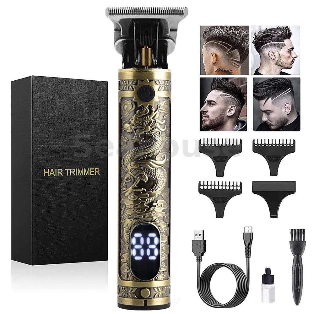 Powerful Electric Hair Clipper Bald Oil Head Carving Razor Hair Clipper ...