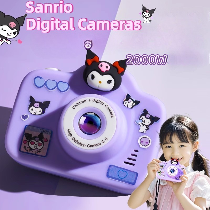 Kawaii Hello Kitty Digital Cameras Camcorder Children 2000W HD Cartoon ...