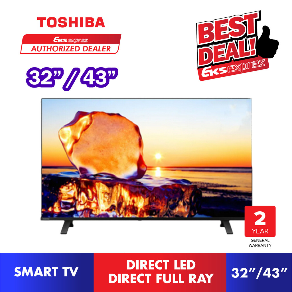 Toshiba 32″ / 43″ Direct LED Full HD TV Pintar 32V31MP / 43V31MP | Shopee Malaysia