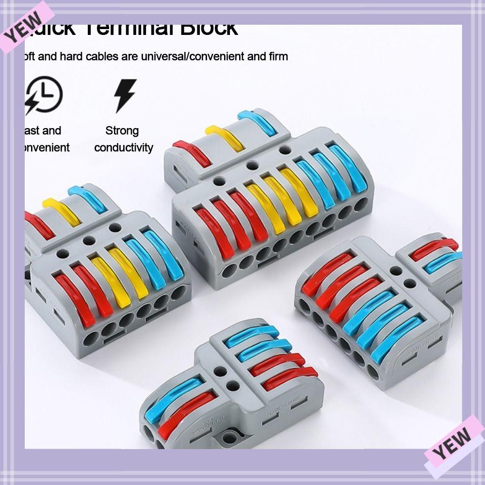 YYE Quick Terminal Block, Universal Compact Mini Wire Connector ...