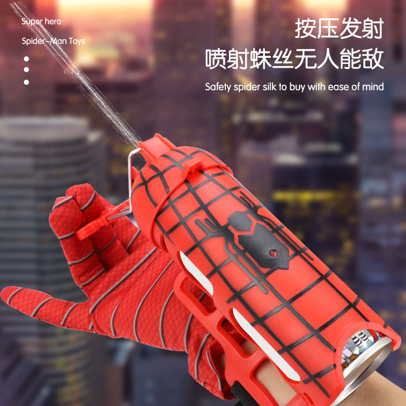 Spider-man launcher black technology can spin water spray to Spider-Man ...