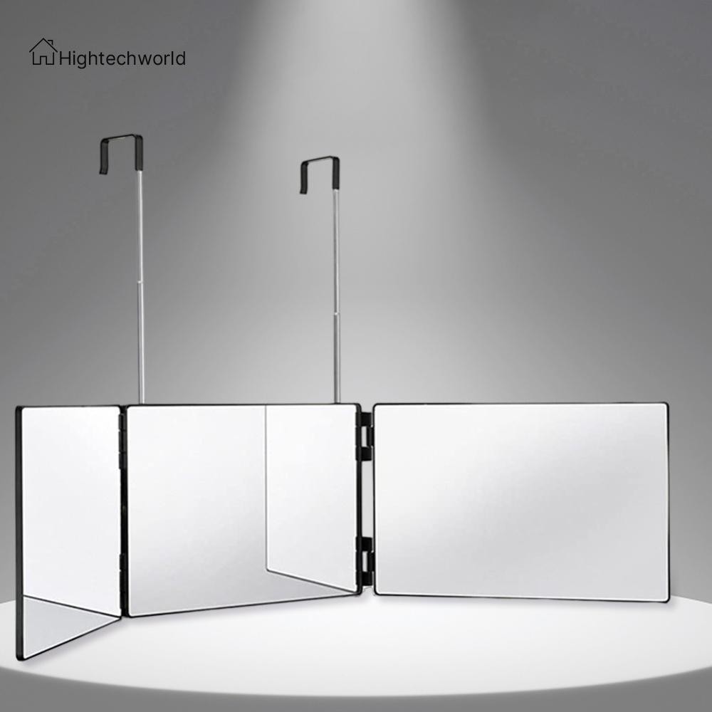 5# 3-Way Mirror with Lighting Three Sides Folding Mirror Styling DIY ...